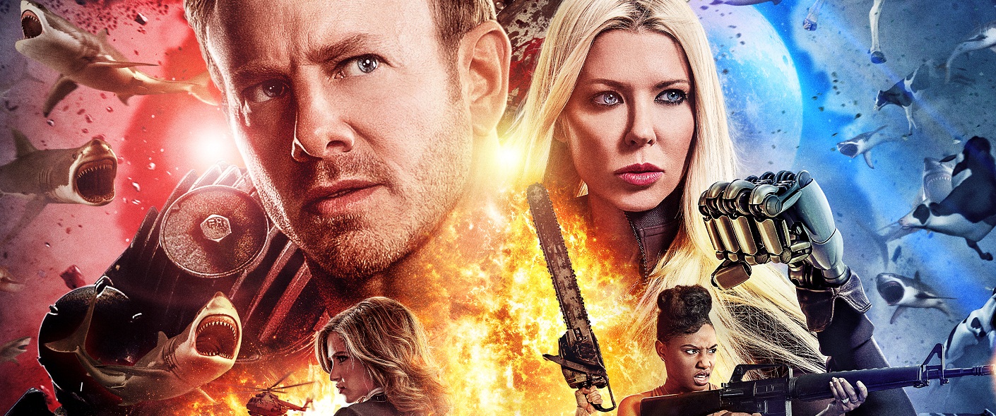 Póster y título en español de "Sharknado: Que la 4ª te acompañe" | SYFY ...