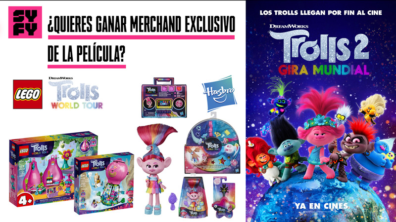 GANA UN PACK EXCLUSIVO DE MERCHAN DE ‘TROLLS 2 - GIRA MUNDIAL’ | SYFY ...